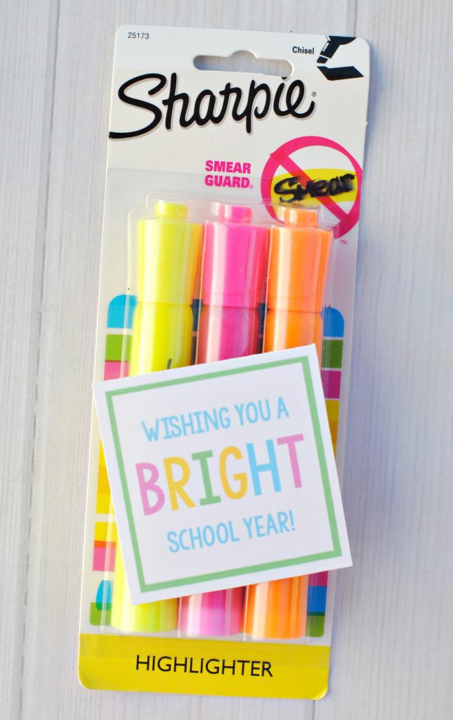Back to School Teacher Gifts: School Supply Gift Tags – Fun-Squared