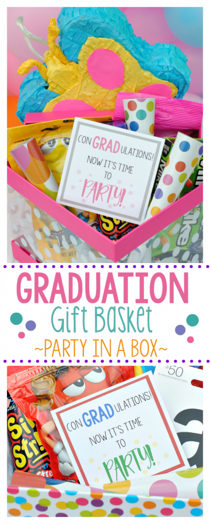 Graduation Gift Basket: Grad Party in a Box – Fun-Squared