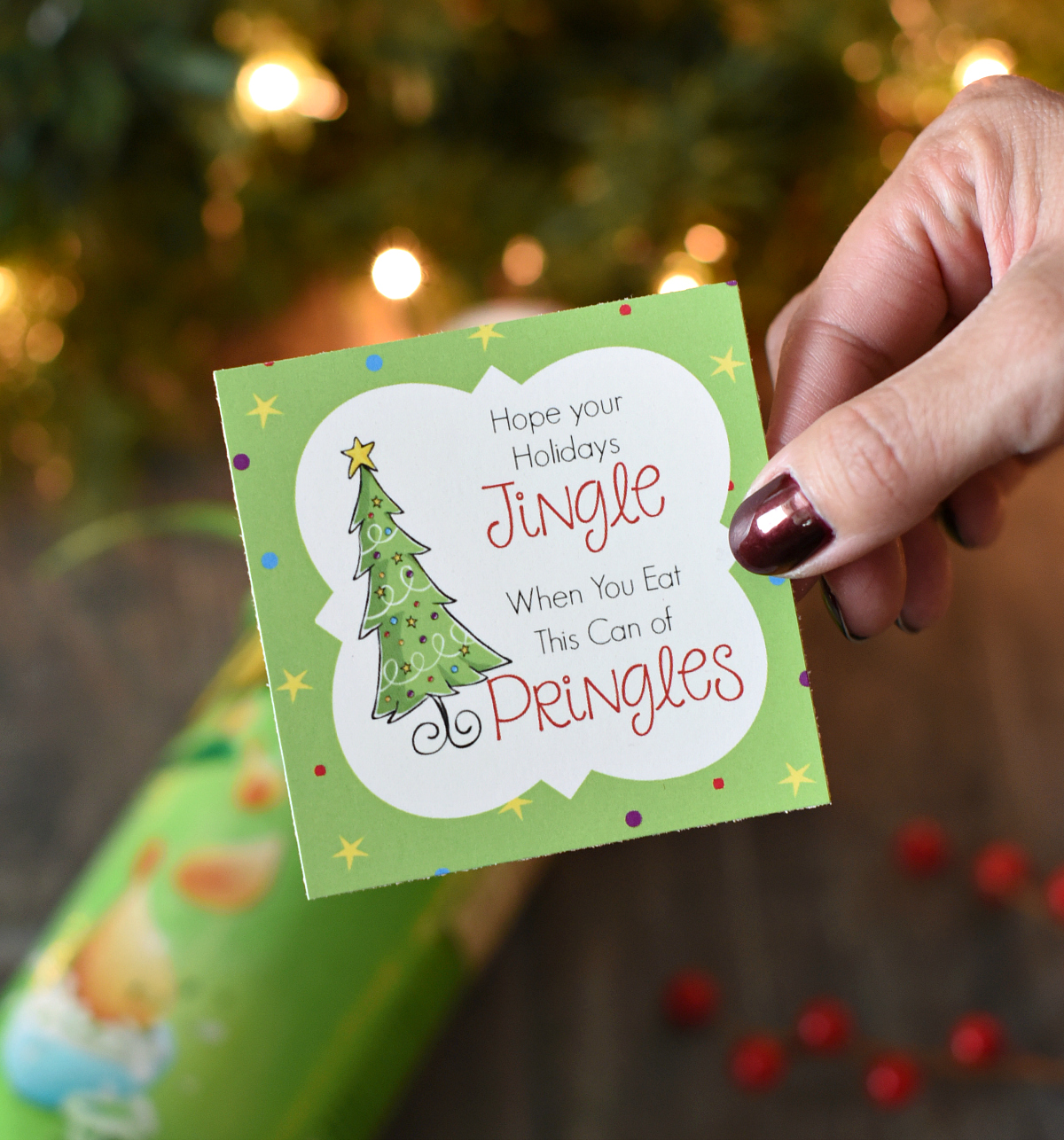 Funny Christmas Gift Idea With Pringles Fun Squared Funny Christmas Gift Idea With Pringles Fun Squared