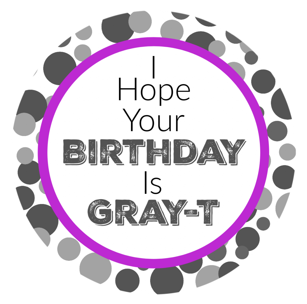 Fun Birthday Gift: Gray Themed – Fun-Squared