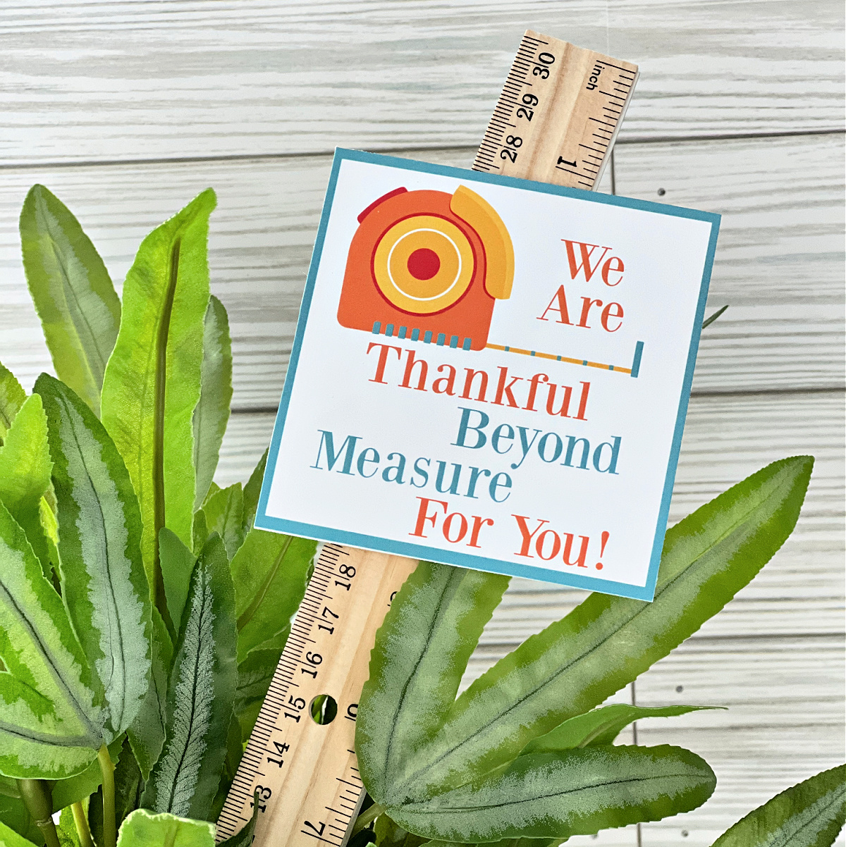 Thankful Beyond Measure: Easy Teacher Gift – Fun-Squared